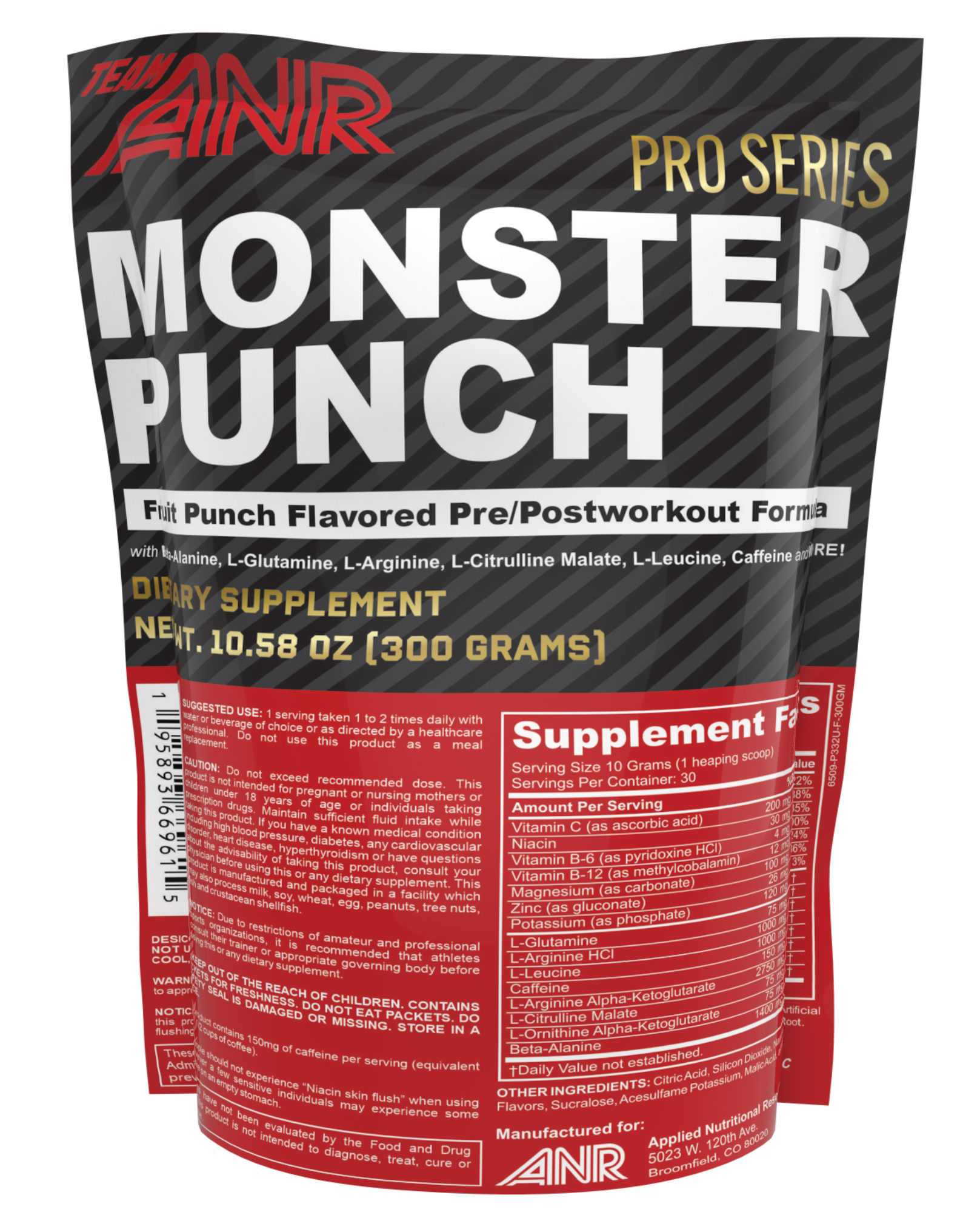 Monster Punch Pre-Workout Powder – TeamANR